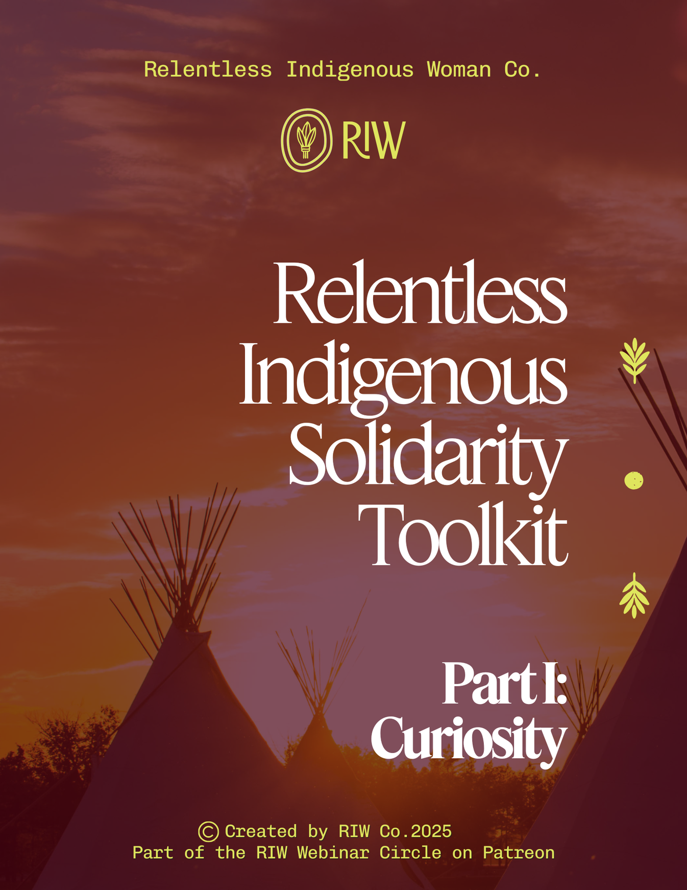 Toolkits – Relentless Indigenous Woman